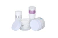 China Acrylic Round Skincare Set Lotion Bottle 50g Cream Jar Packaging for sale