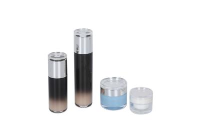 China Hot Stamping Lotion Serum Cosmetic Bottle Cream Jar Skincare Packaging Set 40ml for sale
