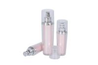 China PMMA Lotion Pump Bottles 15g Face Cream Jar Skincare Set 30ml for sale