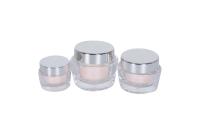 China PMMA Lotion Pump Bottles 15g Face Cream Jar Skincare Set 30ml for sale