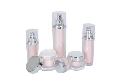 China PMMA Lotion Pump Bottles 15g Face Cream Jar Skincare Set 30ml for sale