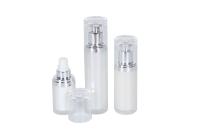 China 15ml Cylinder Cosmetic Pump Bottle 80g Eye Cream Jar Daily Facial Skincare Gift Set for sale