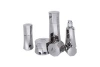 China Aluminium Oxidation Polygon Lotion Pump Bottle Skincare Refill Face Cream Jar for sale