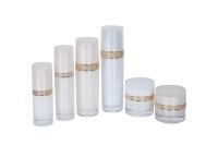 China Cosmetic Packaging Acrylic Lotion Bottles Jar Family Skincare 120ml for sale