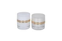 China Cosmetic Packaging Acrylic Lotion Bottles Jar Family Skincare 120ml for sale