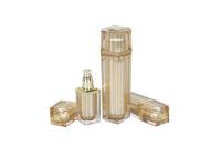China 120ml Acrylic Serum Bottle Face Cream Jar Cosmetic Packaging Set for sale