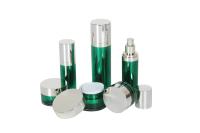 China Cosmetic Serum Pump Bottle Packaging 30g Acrylic Face Cream Jar Daily Skincare for sale