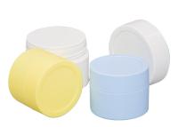 China 50g 200g Double Layer PP Cream Jar PCR Replaceable Packaging for sale