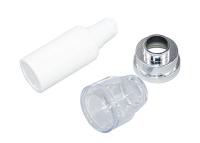 China Round AS Airless Bottle Double Ended Cosmetic Packaging 30ML for sale