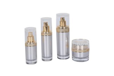 China 100ml Acrylic Lotion Pump Bottles With 50g Face Cream Jar  Cosmetic Packaging for sale