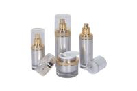 China 100ml Acrylic Lotion Pump Bottles With 50g Face Cream Jar  Cosmetic Packaging for sale