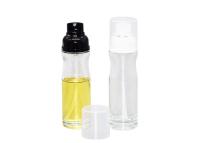 China Refillable Food Grade Oil Sprayer Bottle 200ml Glass Mister Bottle For Cooking for sale
