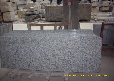 China Eased Edge White Granite Slab Countertops Granite Vanity Tops For Bathroom for sale
