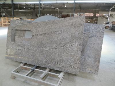 China Aran White Brazil Bianco Antico Granite Countertops For Kitchen Sink for sale