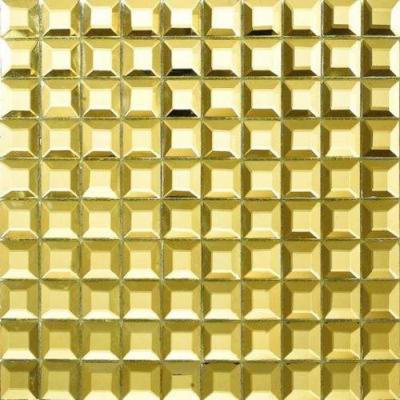 China 12x12 Mirror Metallic Mosaic Tiles Stainless Steel Mosaics For Bar / Hallway for sale