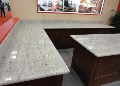China Gray White Indian Granite Kitchen Counter Tops , Household Granite Kitchen Worktops for sale
