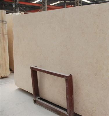 China Rectangle Crema Marble Marfil Stone Slab Countertop For Laundry Room for sale