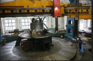 China Stainless Steel 50MW Vertical Francis Turbine for sale