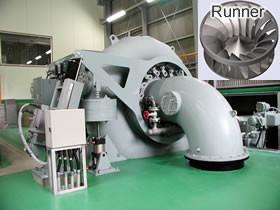 China Horizontal 7500kw 0.15m3/S Francis Hydro Turbine for sale
