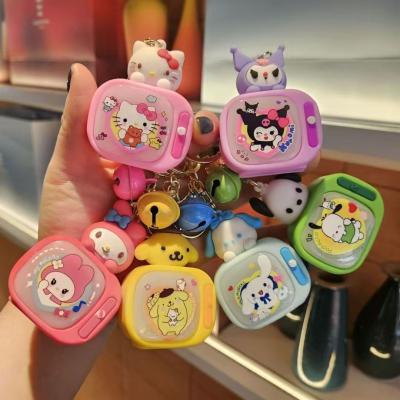 China Cartoon Kuromi Key Chain Student Bag Hanging Decoration Cute Labubu Keychain for sale