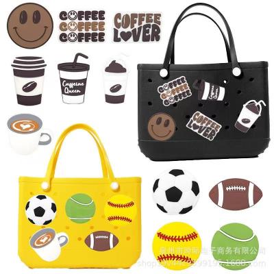 China Tote Beach Black Toys Keychain Letters And Numbers Custom Rubber Keychain for sale