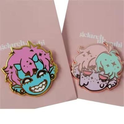 China Custom Metal Enamel Pins With Backing Cards Heat Resistance High Precision for sale