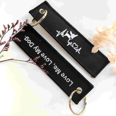 China Embroidered Pet Keychain Set - 