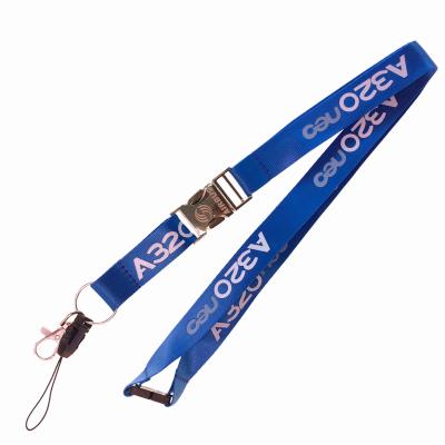 China Stainless Steel Ring Custom ID Lanyard Breakaway Safety Waterproof Full Color Print​ for sale