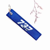 China Custom 737 Aviation Keychain - OEKO-TEX® Polyester + Laser Engraving for sale