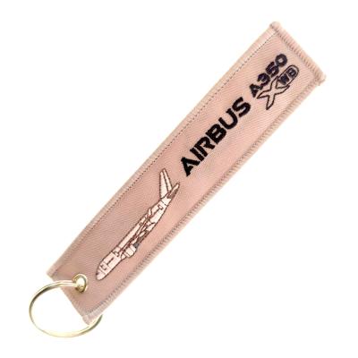 China AIRBUS A350 XWB Keychain Trio - Blue/Beige/Red Fabric + Lightweight Fabric for sale
