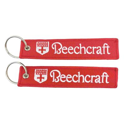 China High Recognition 3D Embroidered Key Ring Premium Corporate Gift​ Stylish for sale