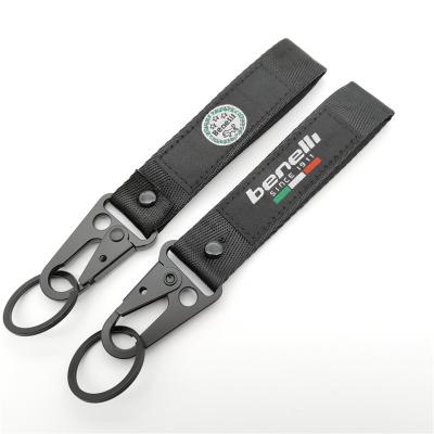 China Heritage Italian Keychain | Benelli SINCE 1911 Embroidery | Reinforced Metal Clips & Timeless Appeal​ for sale