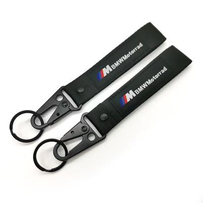 China BMW Motorrad Authority Lanyard - Tricolor Heritage Weave & Precision Clip System - Teutonic Engineering Essential for sale