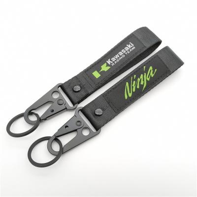 China Custom Kawasaki Racing Team Lanyard - High-Contrast Woven Design & Quick-Release Metal Hooks​ for sale