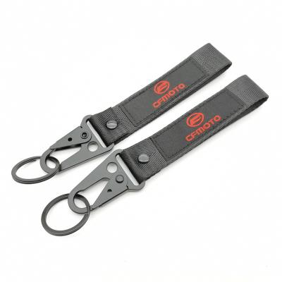 China Custom Woven Key Lanyard - Soft Textile Strap with Rustproof Metal Hook & Vibrant Embroidery for sale