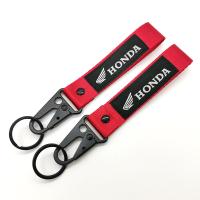 China Honda Pride Custom Key Lanyard - Bold Red & Black Design with Reinforced Metal Clips & Iconic Branding for sale