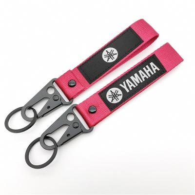 China Motorcycle-Themed Gift Strap - Contrast Stitching & Durable Metal Rings with Customizable Logo Space for sale