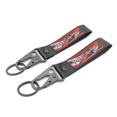 China Custom Racing Stripes Key Lanyards - Dynamic Checkered Flag Design + Anti-Slip Metal Hooks + Team Spirit Essentials for sale