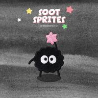 China Fantasy Soot Sprite Sticker Customized Pink Star Hopeful Charm for Creative Wardrobe for sale