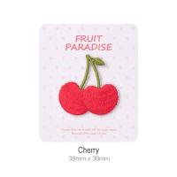China Spread Beauty Iron-On  Patches Charm Hand-Embroidered Cherries Personalized Text & Pattern Options for sale