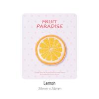 China ​​Customizable Lemon Iron-On Patches - Vibrant Design & Washable Fabric for DIY Style​ for sale