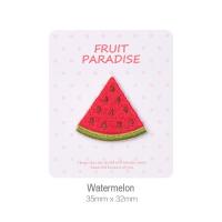 China Decorative Custom Watermelon Iron-On Decals Playful Summer Vibes Fade-Proof Fabric Fun for Personalization for sale