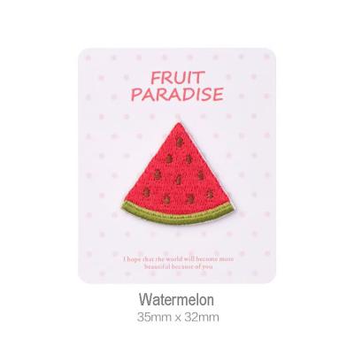 China Decorative Custom Watermelon Iron-On Decals Playful Summer Vibes Fade-Proof Fabric Fun for Personalization for sale