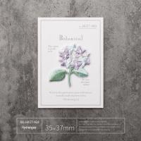China Lush Hydrangea Iron-On Patches – 3D Floral Texture, Waterproof & Perfect for Home Décor for sale