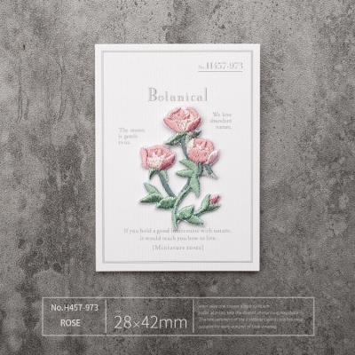 China DIY Your Fashion Story | Rose Iron-On Patches | Custom Designs & Quick Fix & Gift-Ready Charm for sale