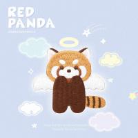 China Embroidery-Style Raccoon Patches Perfect for Clothing Decoration Active Wear Fabric Material for sale