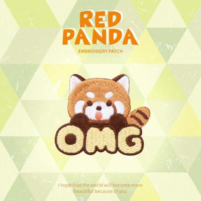 China Quick-Custom Cling Patches Raccoon Fun for DIY Fashion and Customized Gifts Seasonal Events for sale