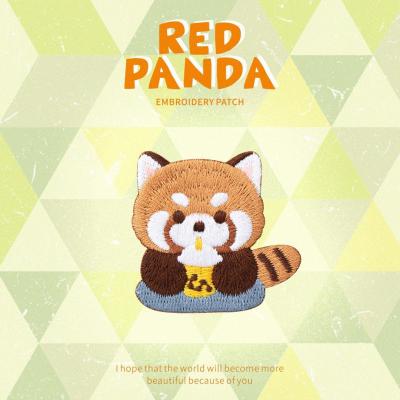 China Adhesive Raccoon Fabric Patches - Perfect for DIY Fashion, Wash-Friendly & Your Design, Your Rules! for sale