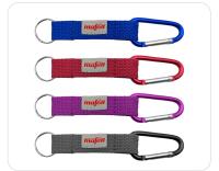 China Personalized Carabiner Keychains - Durable Outdoor Design + Scratch-Proof Fabric Straps for sale