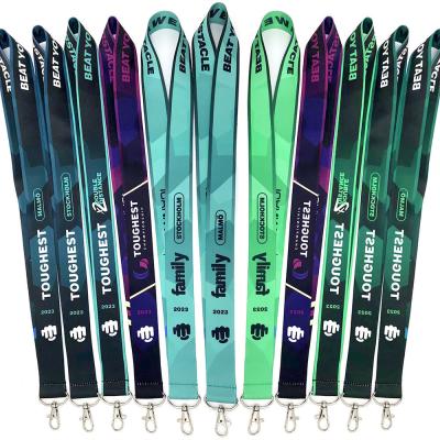 China High Quality Custom Logo Fashion Neck Strap Lanyard Custom Lanyards Country Keychain Lanyards for sale